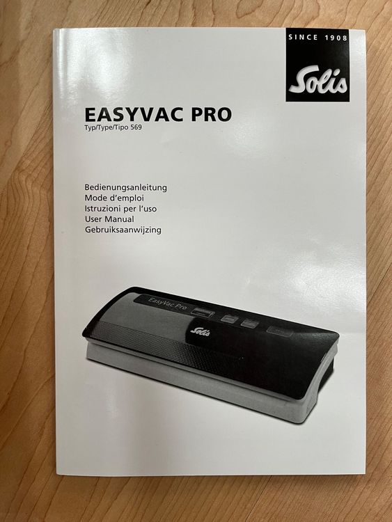 Vakuumiergerät Solis EasyVac | Kaufen auf Ricardo