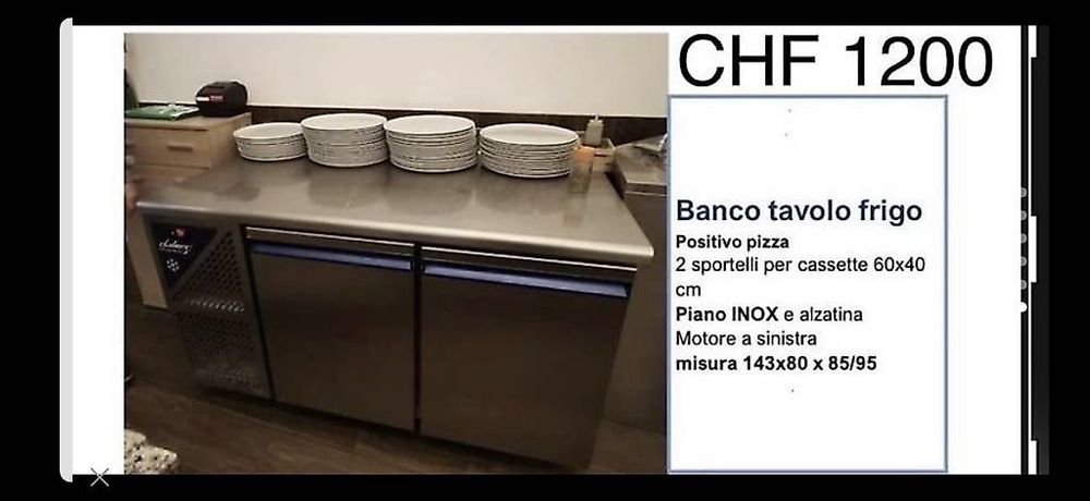 Banco frigo (D'occasion) à Bellinzona pour CHF 600 – retrait uniquement ...