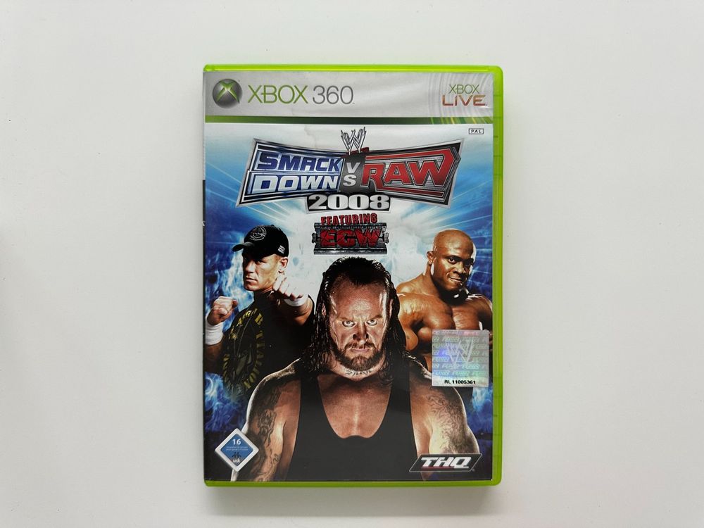 WWE SmackDown vs. Raw 2008, Xbox 360 (Gebraucht) in Couvet für CHF 4.8 – mit Lieferung auf ...
