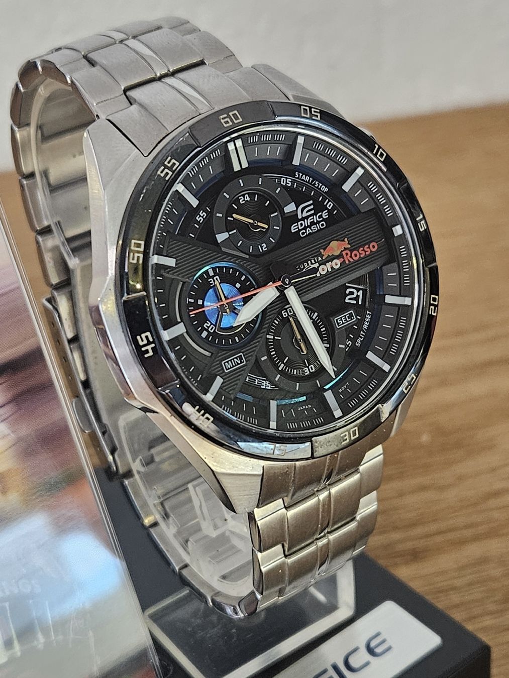 Casio Edifice Toro Rosso Herrenuhr Chrono 46mm mit Box (Gebraucht) in ...