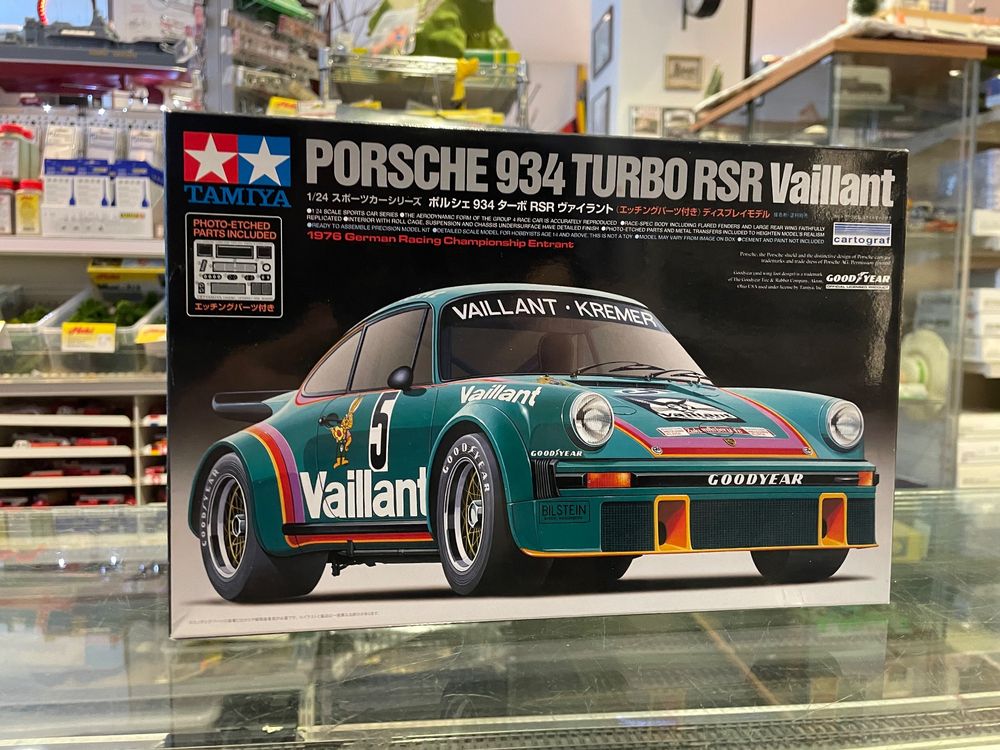 Tamiya 1:24 Porsche 934 Turbo RSR Vaillant | Kaufen auf Ricardo
