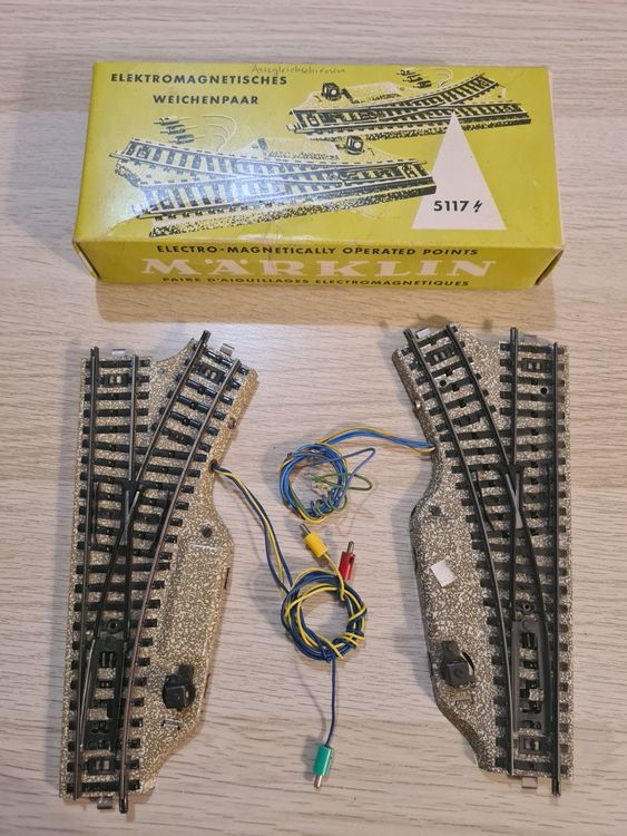 Märklin weichenpaar 5117 M H0 (4) (Gebraucht) in St-Aubin-Sauges für CHF 19 – mit Lieferung auf ...