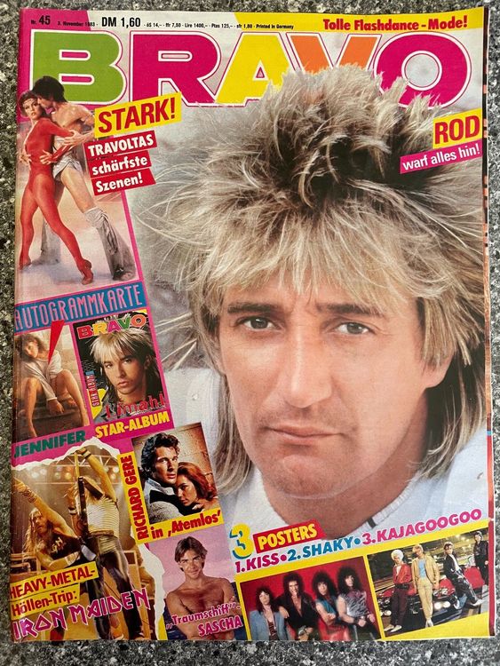 Bravo 45/83 Nov. 1983 mit KISS Poster (Gebraucht) in Gundetswil für CHF ...