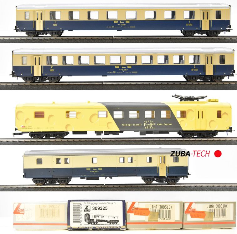 Lima 4x Personenwagen EW I H0 GS mit OVP | Kaufen auf Ricardo