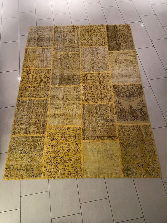 Vintage Patchwork Teppich | Kaufen auf Ricardo