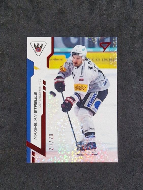 💥SERIE 2 - MAXIMILIAN STREULE - Fribourg-Gottéron - 20/20 (Neu (gemäss ...