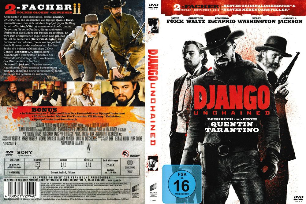 DVD - Django Unchained (Gebraucht) in Langnau am Albis für CHF 1 – mit ...