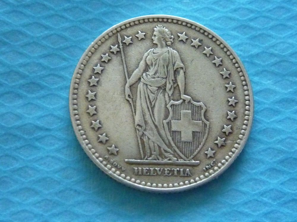 Silber 2 Franken 1936 rar nur 250`000 Prägungen. | Kaufen auf Ricardo