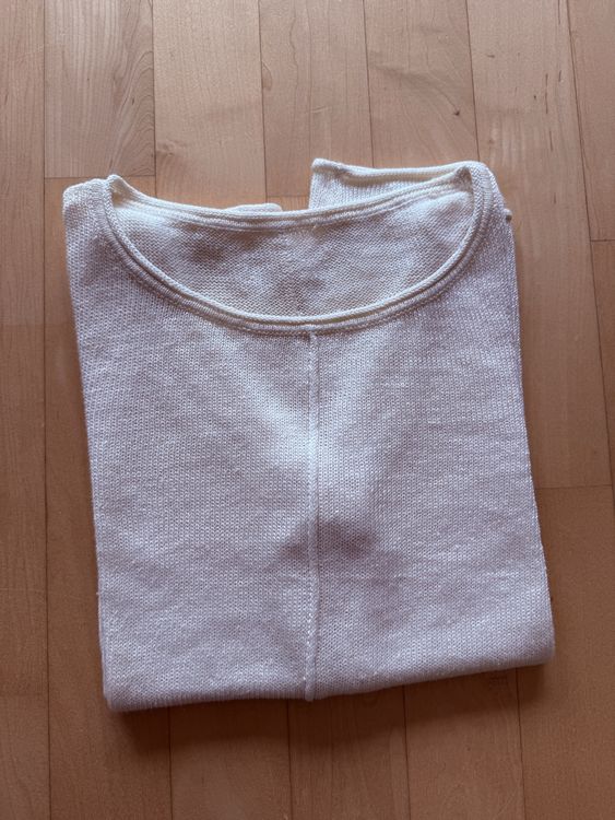 Marc O’Polo Strick-Pullover Gr. L weiss Cotton Organic (Gebraucht) in ...