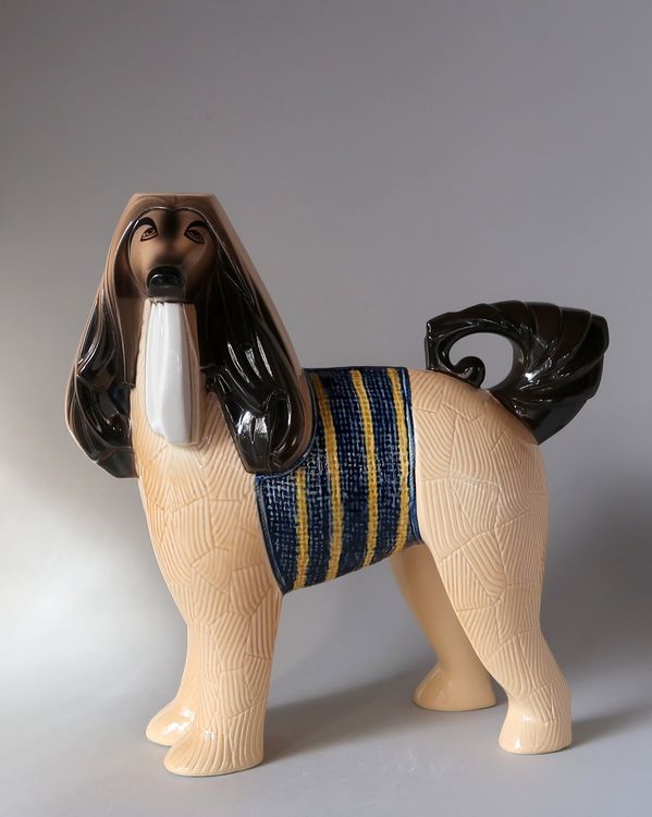 Keramik Hundefigur von Georges Selim, Goebel W. Germany 1987 | Kaufen ...