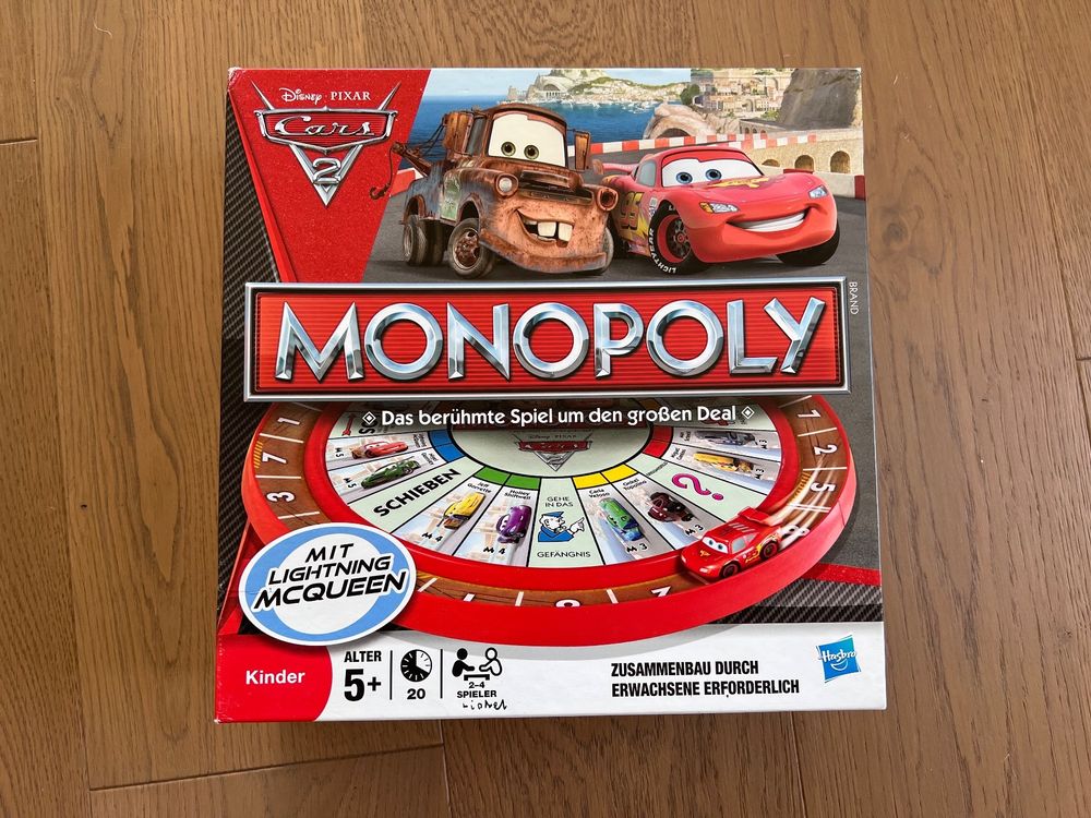 Monopoly CARS (Gebraucht) in Arth für CHF 8 – mit Lieferung auf Ricardo ...