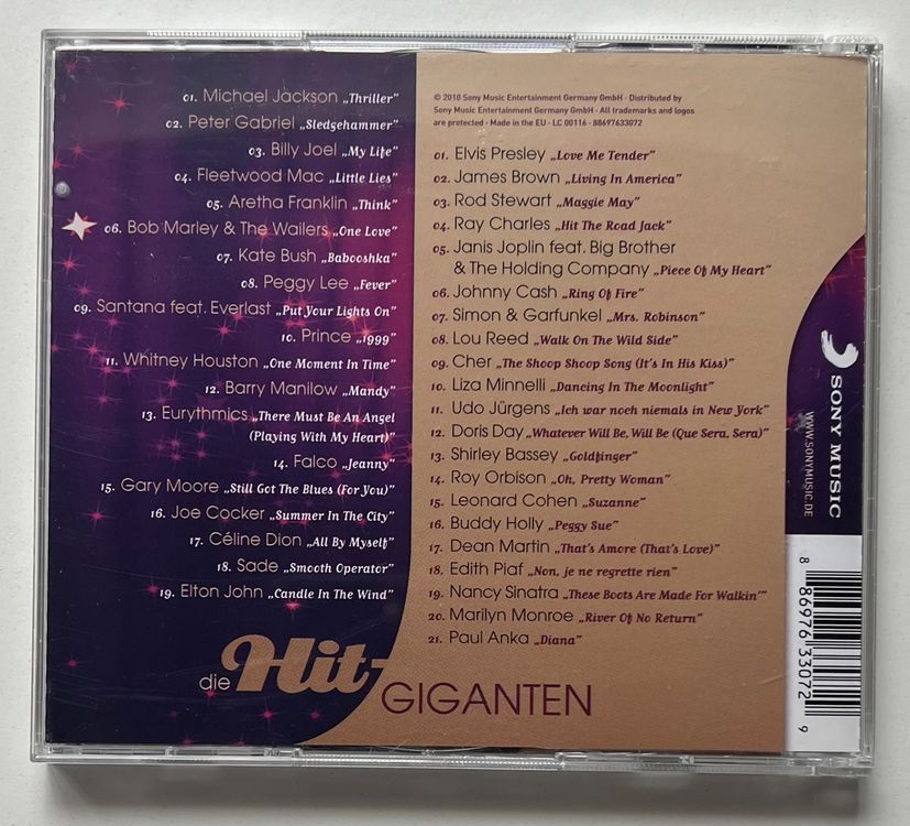 Die Hit Giganten / Legenden (2 CDs) | Kaufen auf Ricardo