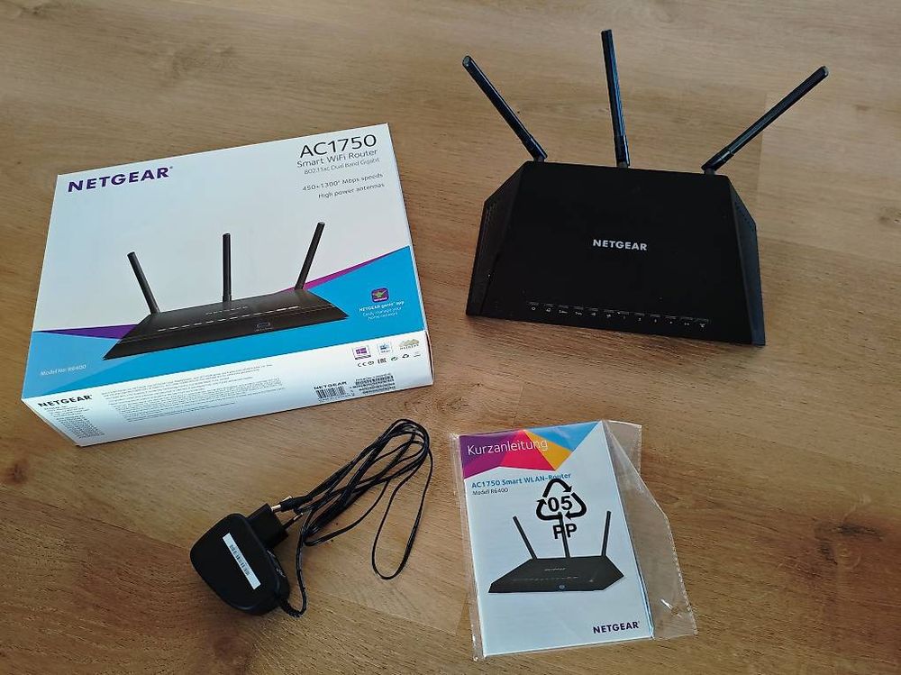 Netgear Dual-Band WiFi Router AC1750 WiFi Router (R6400) (Gebraucht) in ...