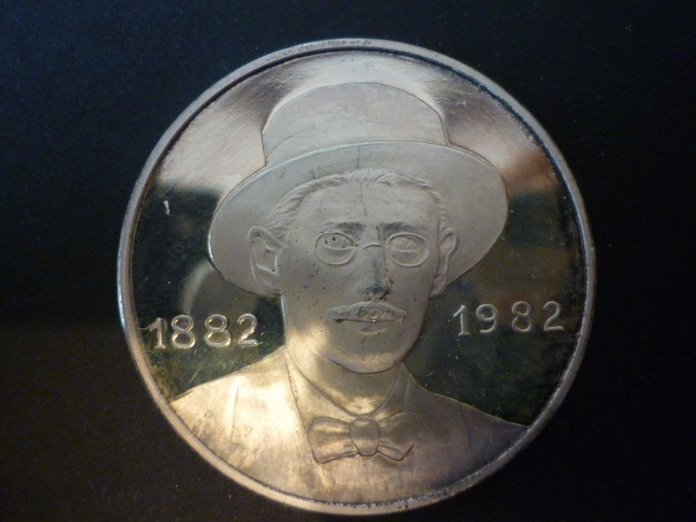 SELTENE JAMES JOYCE MEDAILLE SILBER 0,999/ 1000 (Gebraucht) in Zürich ...