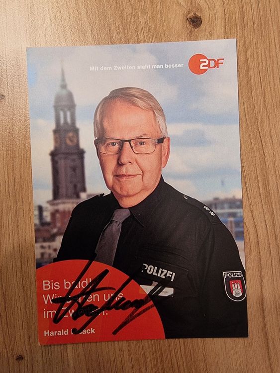 Harald Maack Originalautogramm "Notruf Hafenkante" (Gebraucht) in ...