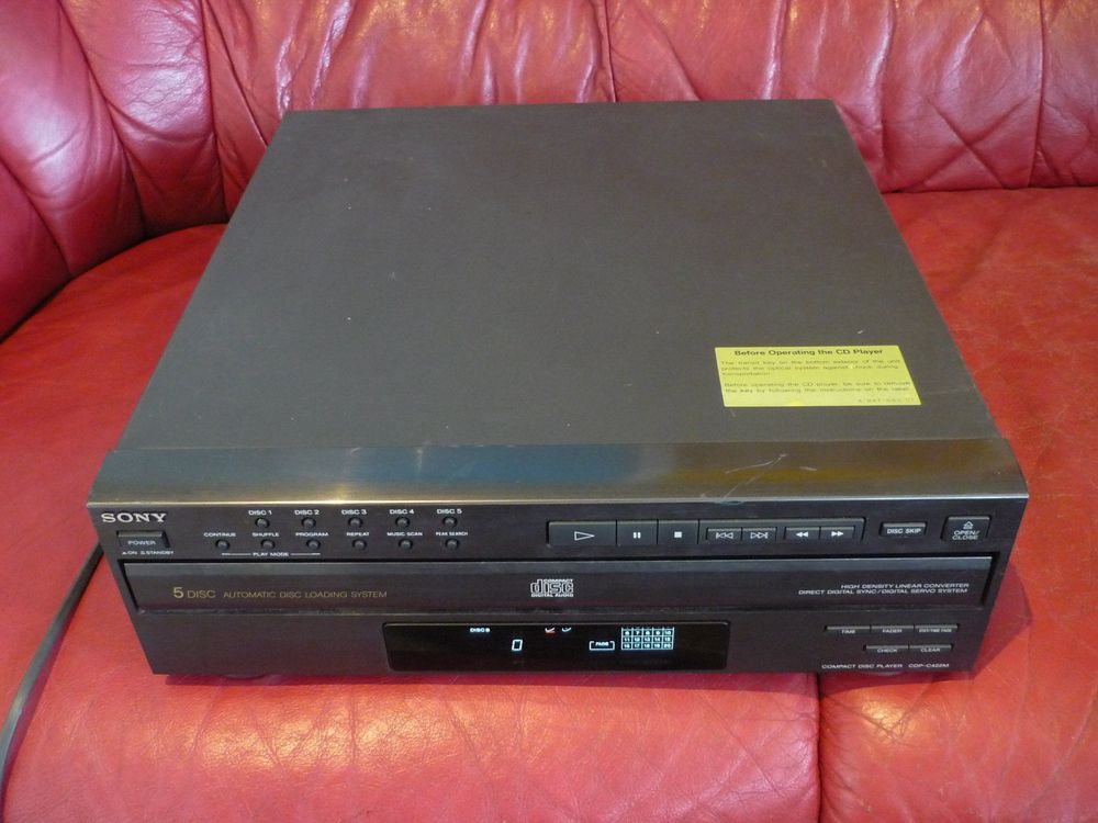 CD Player - Sony CDP C422M - 5 Disc Loading system (Gebraucht) in ...