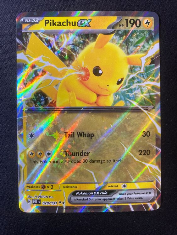 Pikachu ex 28 - Prismatic Evolutions - EN | Kaufen auf Ricardo