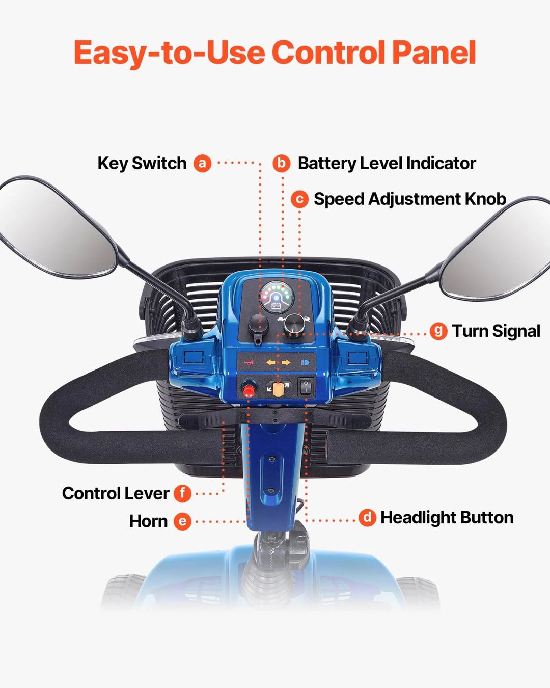 Scooter de Mobilité Électrique Pliable 3 Roues Tout-terrain (Neuf avec ...