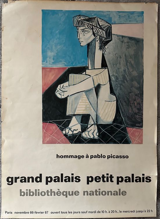 Pablo Picasso (1881-1973) Austellungs Plakat | Kaufen auf Ricardo