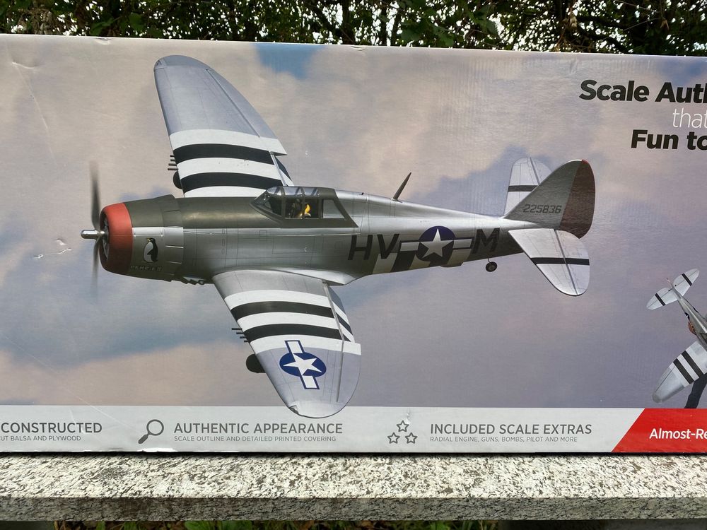 RC Thunderbolt P 47 20 cc.HORIZON Hobby.Hangar 9. (Neu (gemäss ...