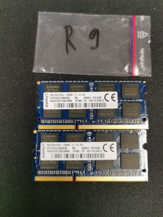 16GB DDR3 2x8GB Ram Laptop (Gebraucht) in Niederlenz für CHF 30 – mit ...
