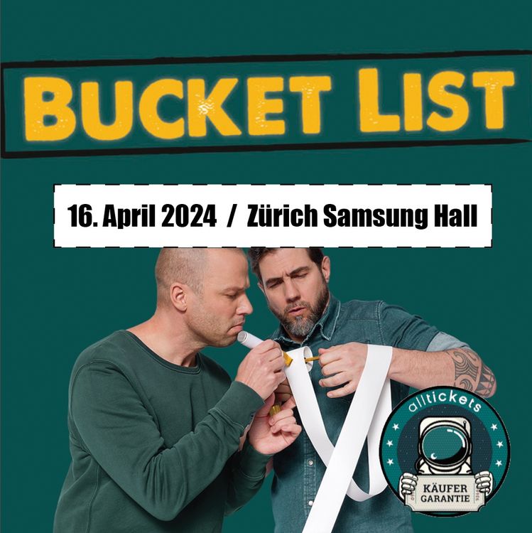 DIVERTIMENTO 16.4.24 TICKETS ZÜRICH KAT. 3 (Neu (gemäss Beschreibung ...