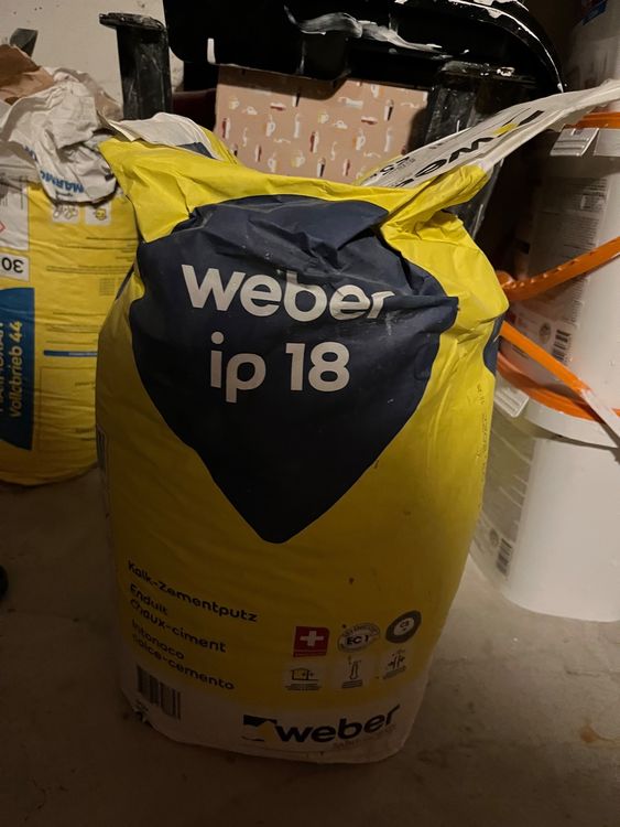 Gratis Weber ip 18 Kalk Zement Putz, ganz neu | Kaufen auf Ricardo