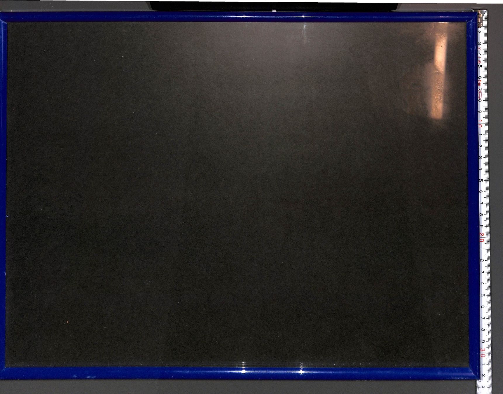 Wechselrahmen aus Kunststoff blau (29.5 x 39.5 cm) (Gebraucht) in ...