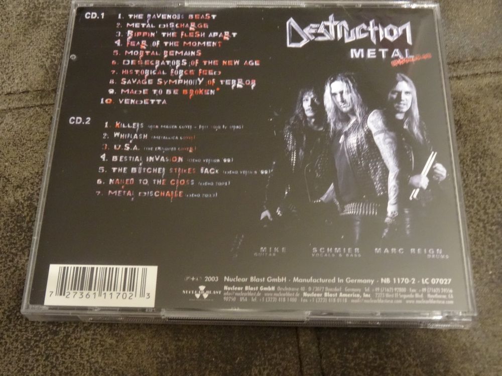 Destruction - Metal Discharge CD (Gebraucht) in Olten für CHF 5 – mit ...