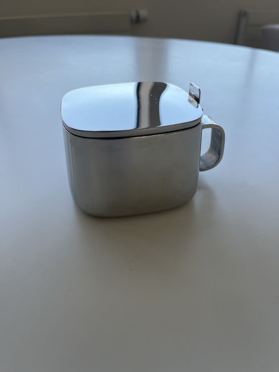 Alessi Zuckerdose Edelstahl, Design Kristina Lassus (Gebraucht) in ...