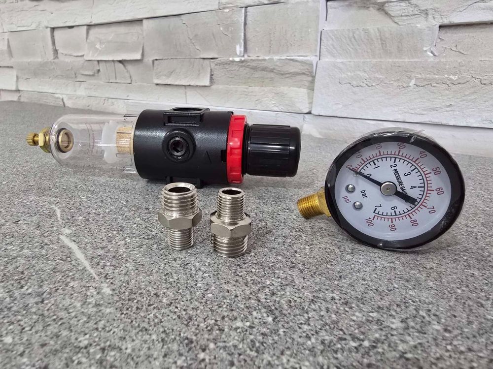 1/8'' Druckluft Wasserabscheider Druckminderer Kompressor (Neu (gemäss ...