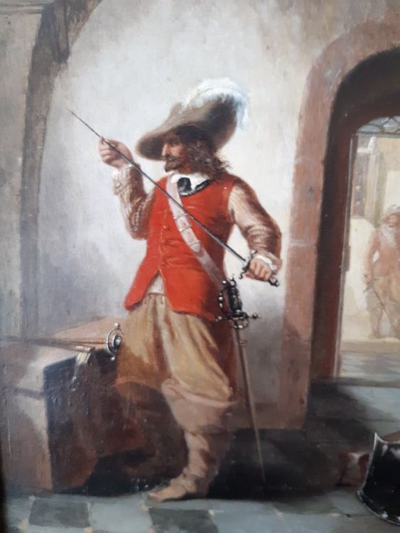 antikes Ölgemälde Julius Joseph Gaspar Starck 19. J. | Kaufen auf Ricardo