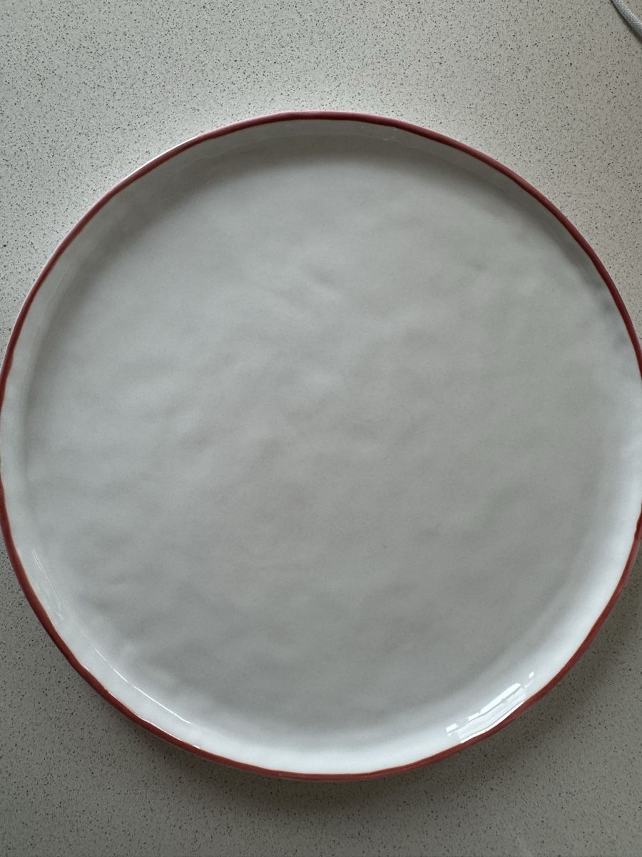 Lambert Pizzateller /Essteller mit rotem Rand (Gebraucht) in Emmen für ...