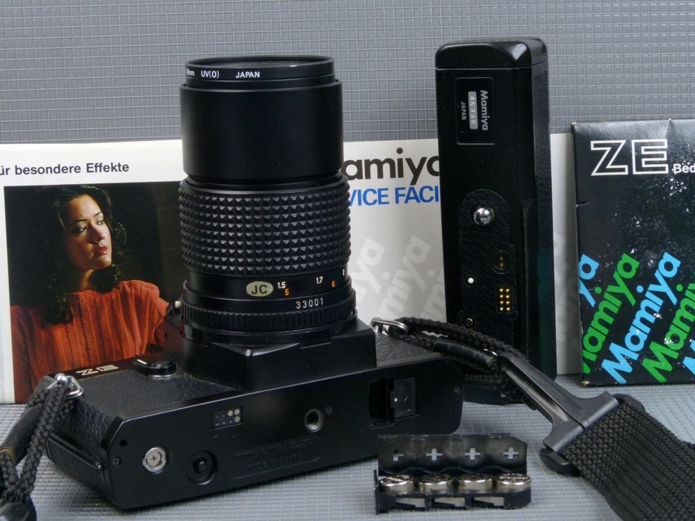 Mamiya ZE Analoge SLR + Objektiv + Mamiya Winder ZE (Gebraucht) in ...