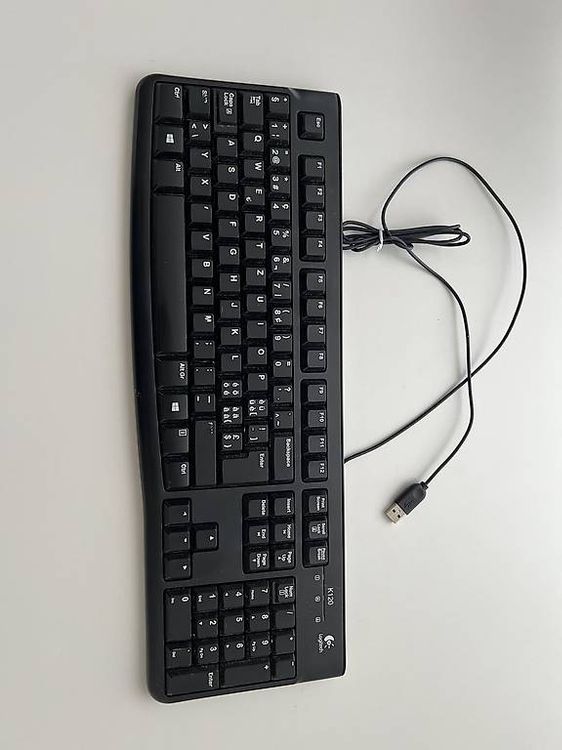 Logitech Schweiz CH Keyboard USB Tastatur K120 (Gebraucht) in Zürich ...