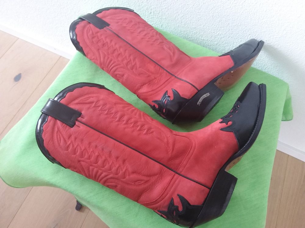 SENDRA Westernstiefel Nr 2560, Gr 42 rot/schwarz (Gebraucht) in für CHF ...