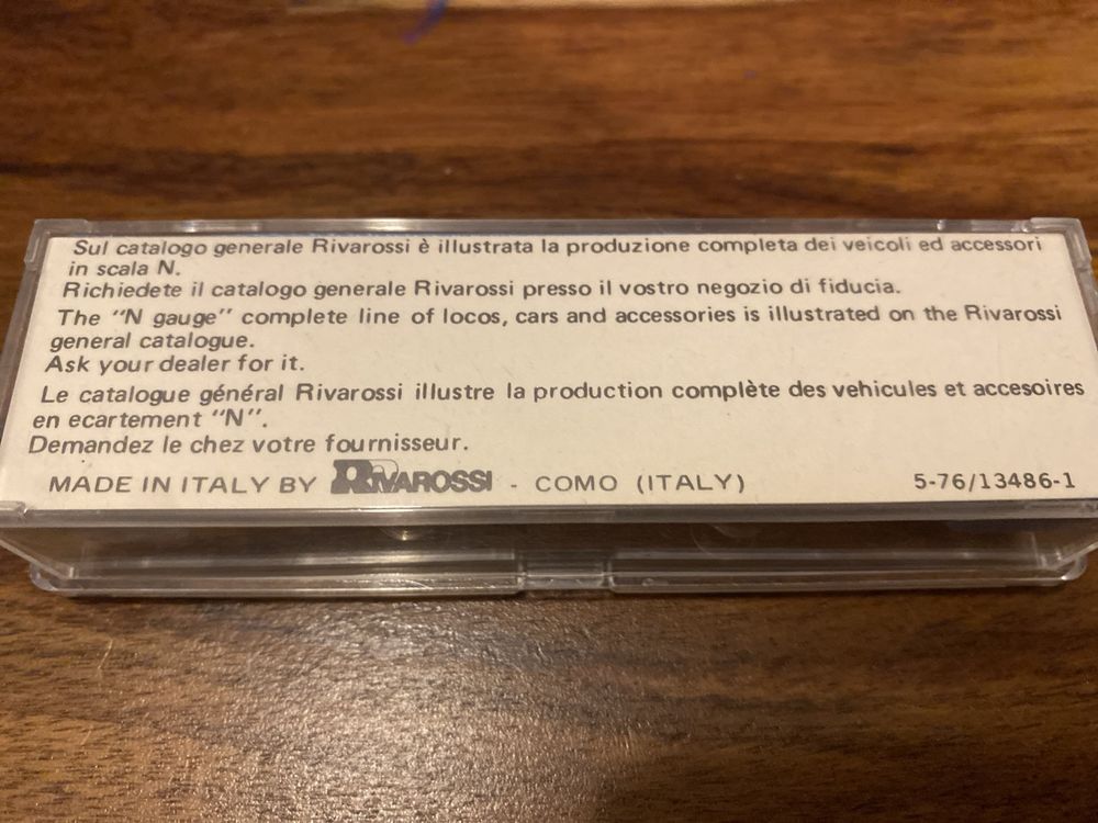 Rivarossi Güterwagen "Cliqss" N, Made in Italy, Rarität (Gebraucht) in ...