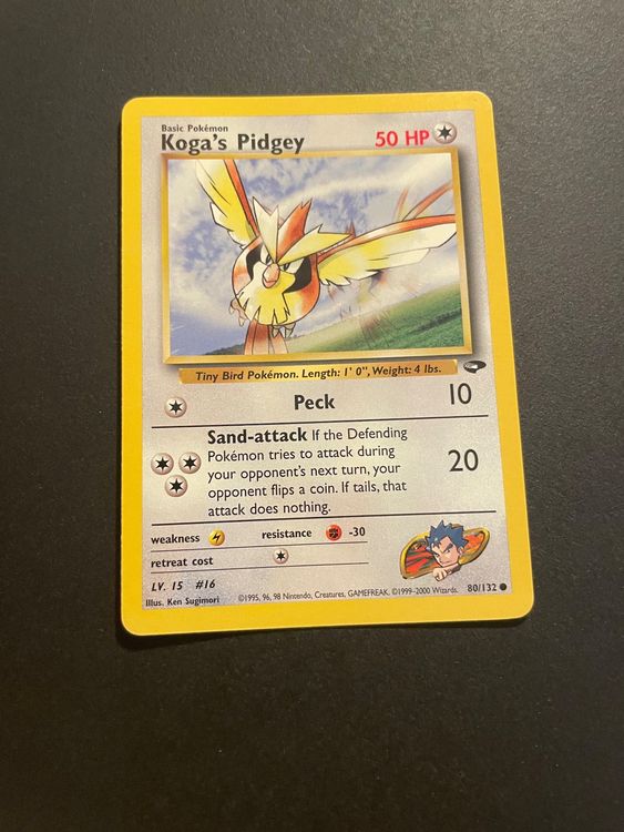 KOGA'S PIDGEY Gym Challenge 80/132 | Kaufen auf Ricardo KOGA'S PIDGEY Gym Challenge 80/132 | Kaufen auf Ricardo