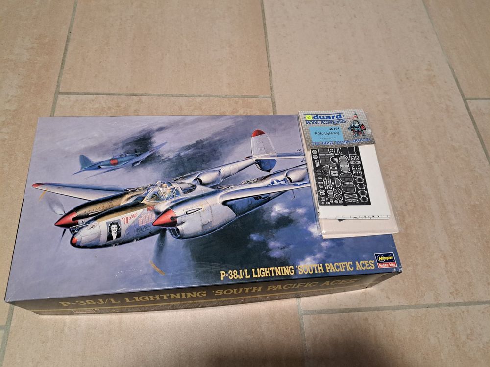 P-38J Lightning 1/48 Hasegawa (Neu und originalverpackt) in Selzach für CHF 28 – mit Lieferung ...