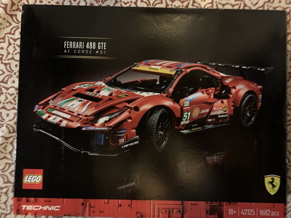LEGO Technic 42125 Ferrari 480 GTE mit 1682 Teilen mit OVP | Kaufen auf ...