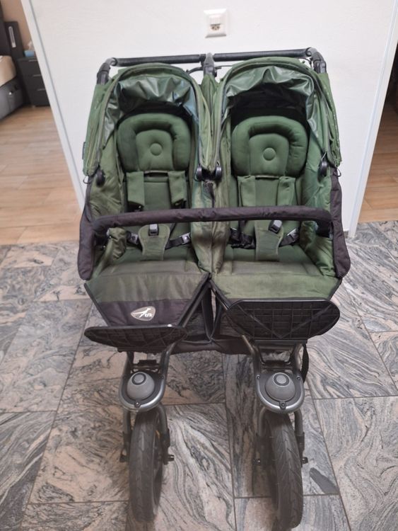 TFK Zwillingswagen Doppelkinderwagen Buggy grün schwarz (Neu (gemäss Beschreibung)) in Zizers ...