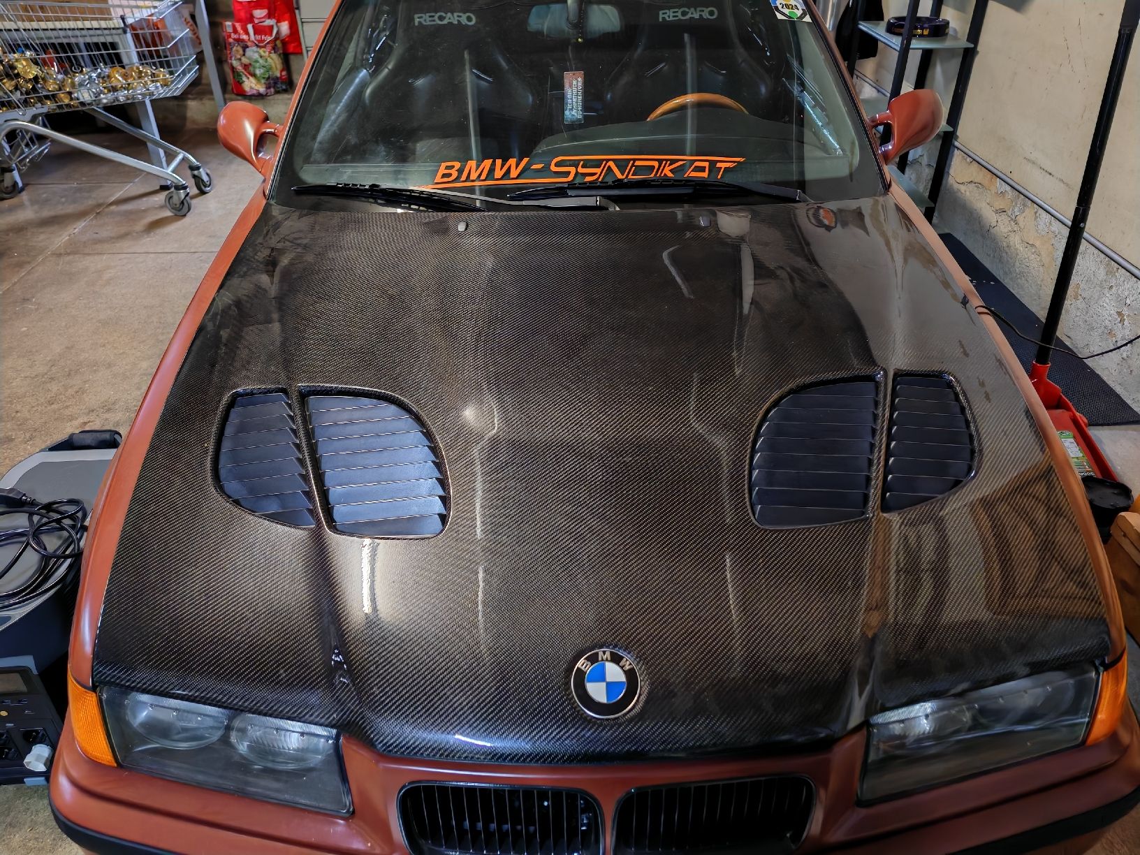 Carbon Haube für Bmw E36 Coupe / Cabrio (Gebraucht) in Diepflingen für ...