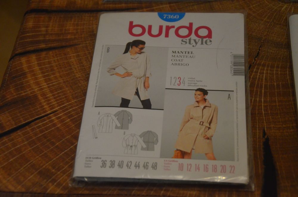 BURDA - SCHNITTMUSTER - NEU - (7360) (Neu und originalverpackt) in für ...