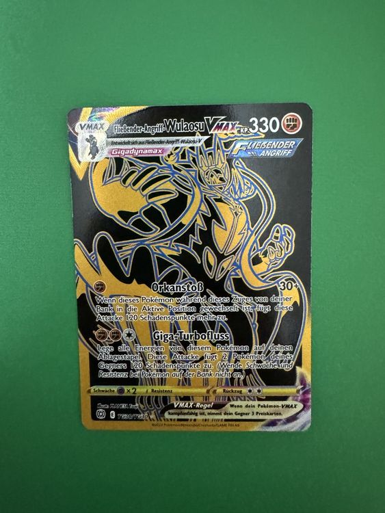 Pokemon fliessender Angriff Wulaosu VMAX TG30 | Kaufen auf Ricardo