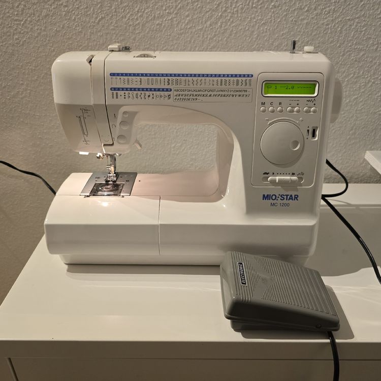 Näh- und Stickmaschine MioStar MC 1200 mit Rollkoffer (Gebraucht) in ...