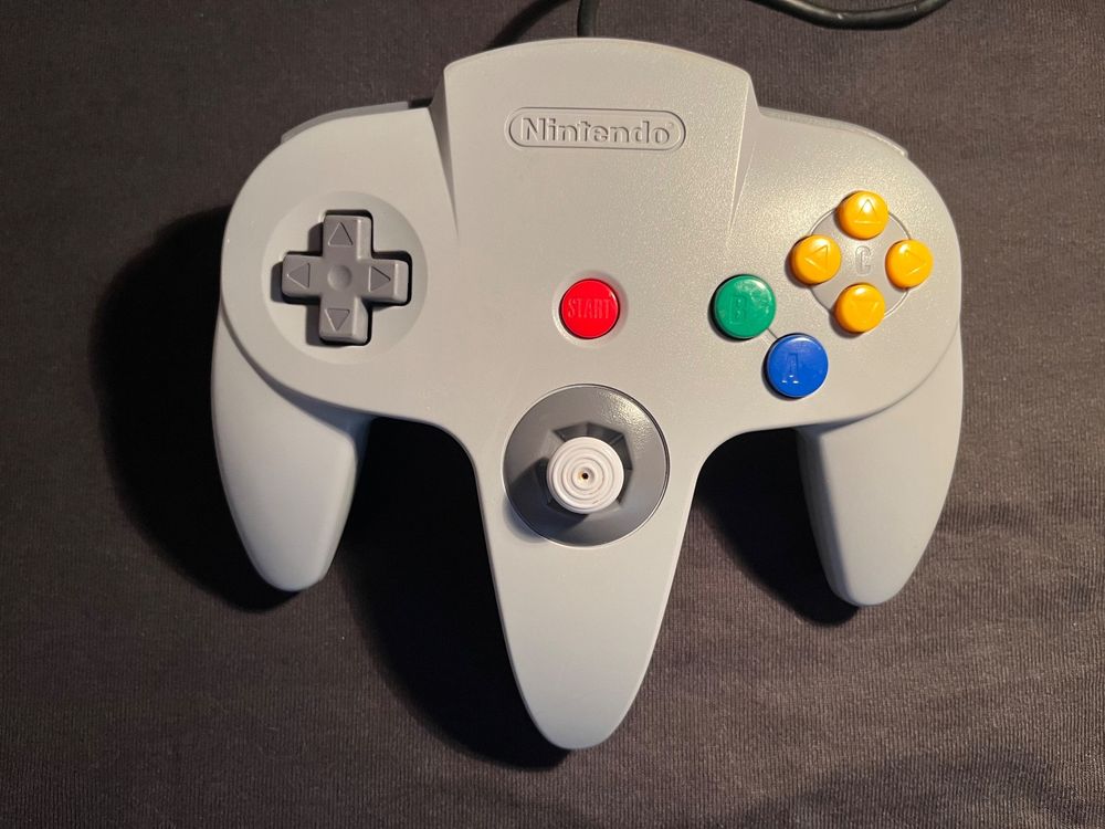 N64 Controller Original *Top Zustand* Nintendo Grau (Gebraucht) in St ...
