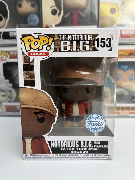 Funko POP! Rocks The Notorious B.I.G. with Champagne Limitée (Neu und ...