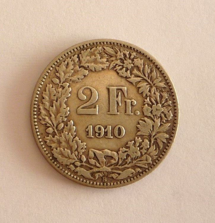 2 Franken Münze 1910 | Kaufen auf Ricardo