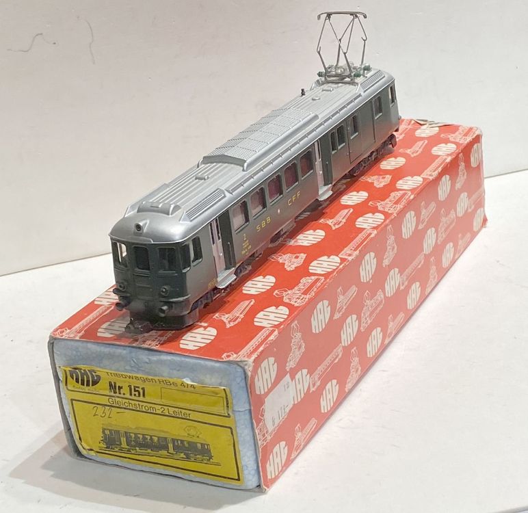 HAG 151 Triebwagen SBB-CFF RBe 4/4 in OVP | Kaufen auf Ricardo