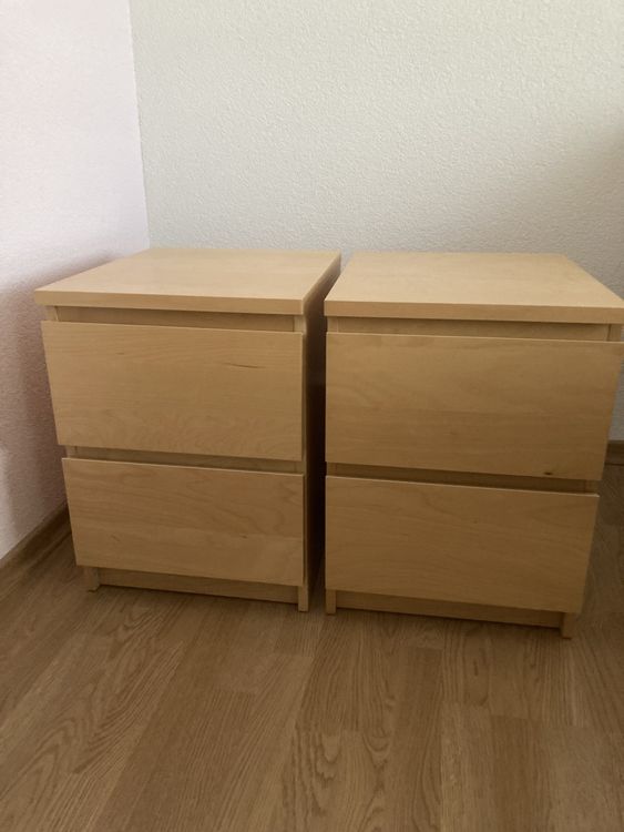 2x Nachttisch Ikea Malm 40x48x55 cm (Gebraucht) in Kappel SO für CHF 10 ...